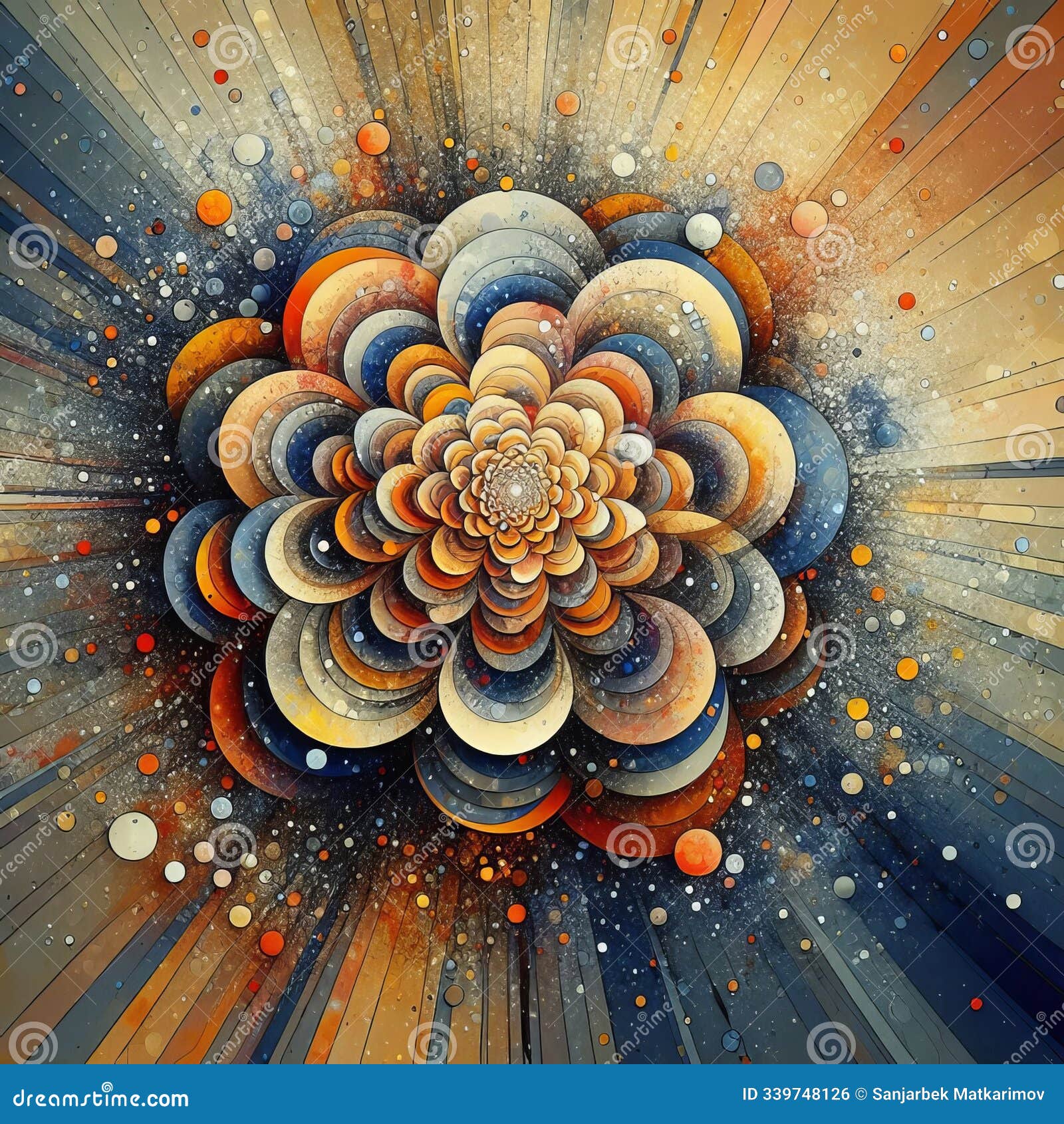 Layered Splatter Multiple Layers of Splatters Creating Depth Stock ...