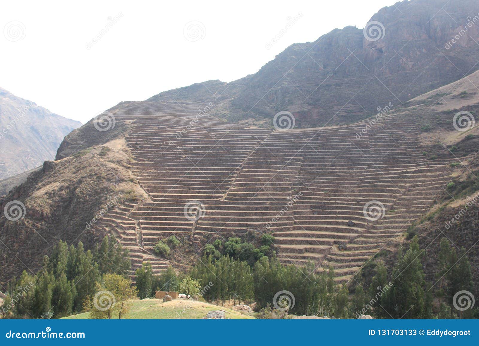 The Layered Terraces at Machu Picchu Stock Image - Image of cuzco ...