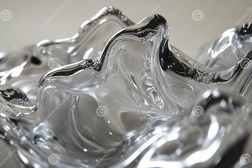 Layered, Translucent Forms Mimic Thick Flowing Liquid Textures ...