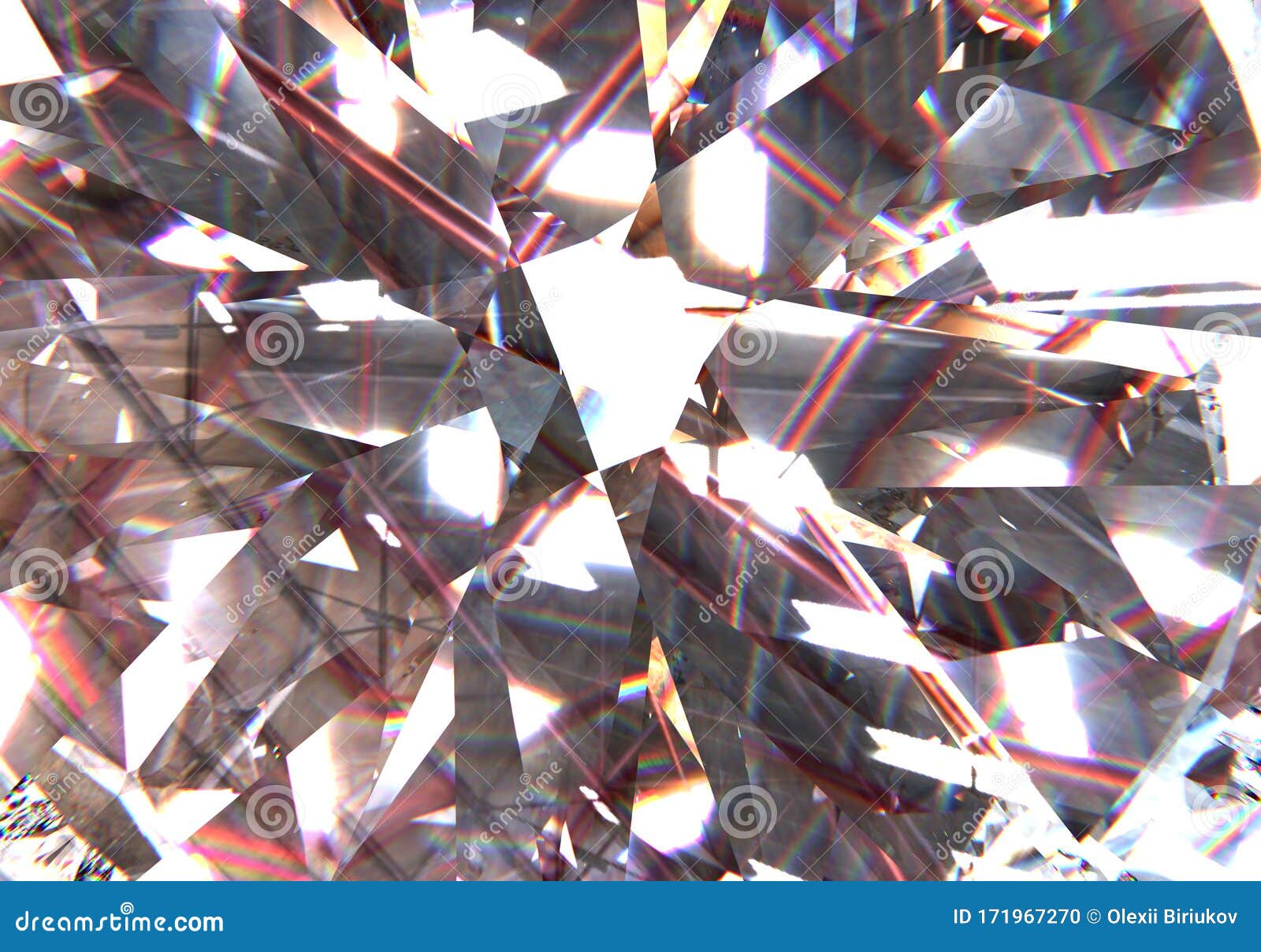 Layered Triangular Macro Diamond Shapes with a Small Diamond Over Them ...