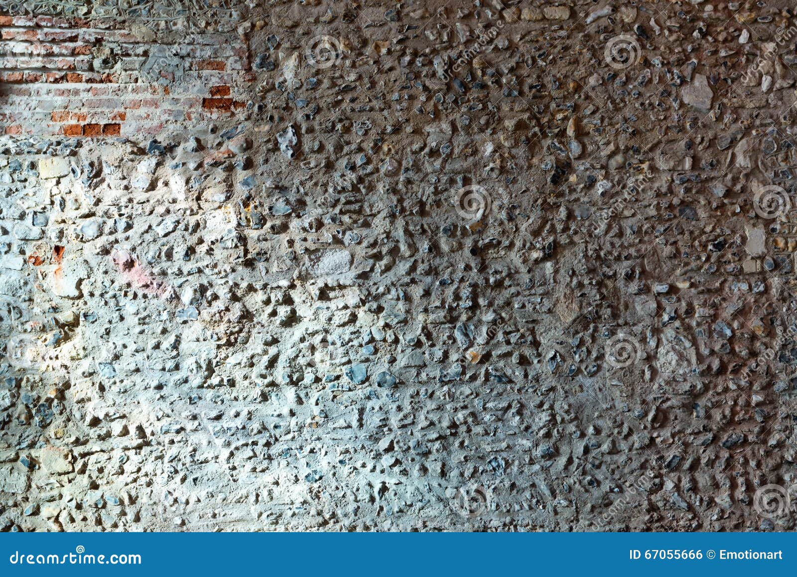 Layers of Brick and Stone on Wall Stock Photo - Image of medieval ...