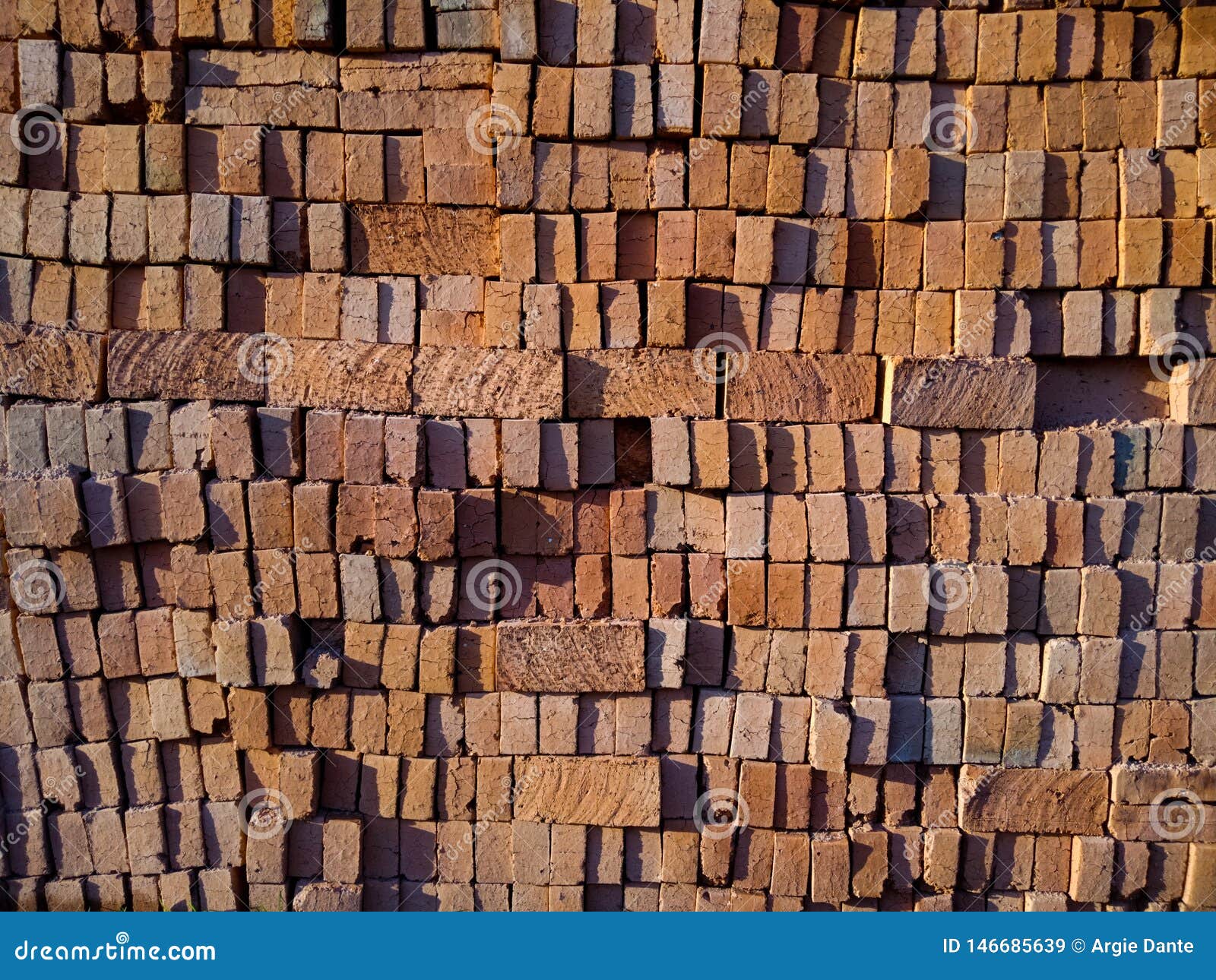 Layers of Bricks Used in Constructing Traditional Houses in Indonesia ...