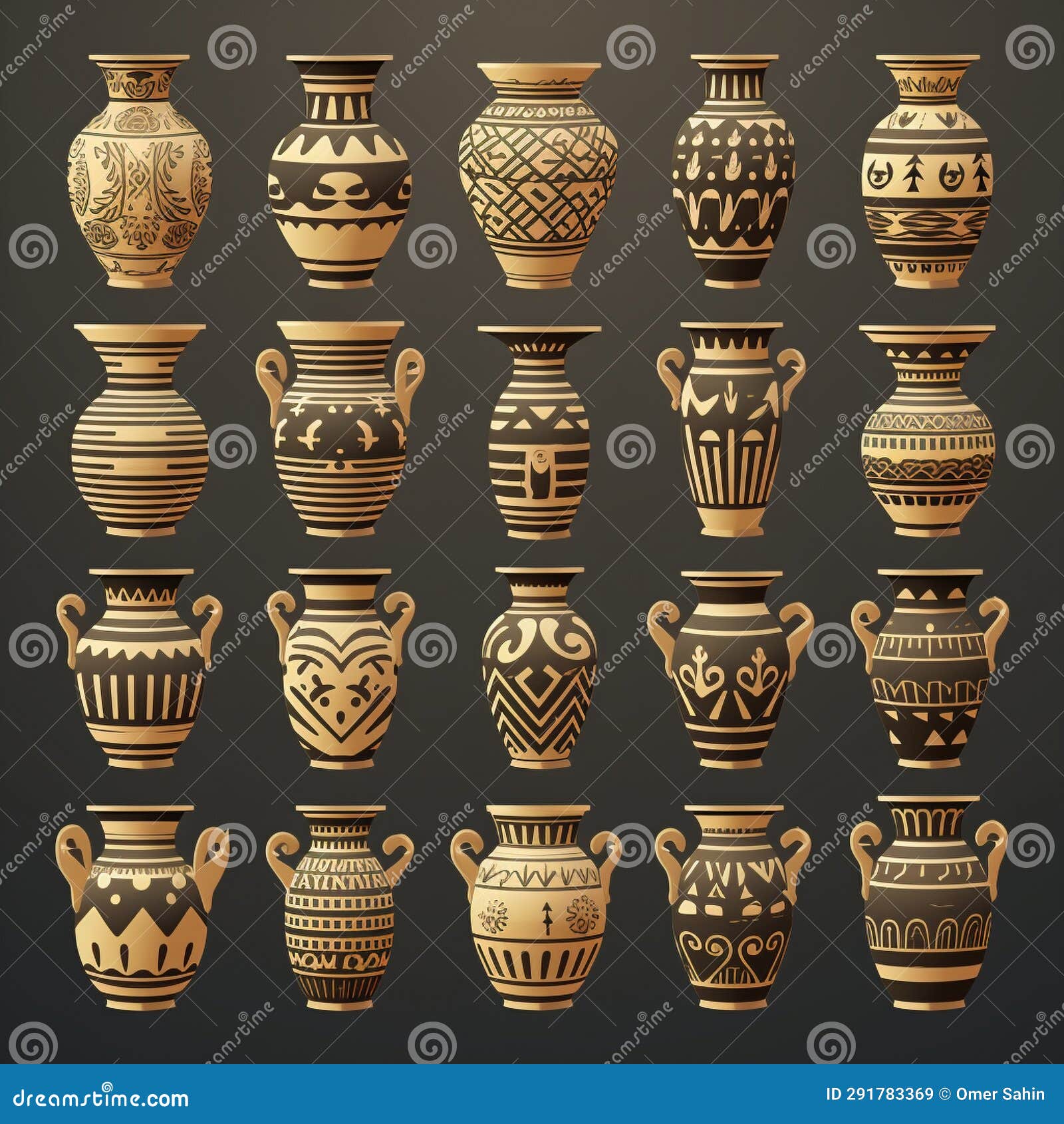 Layers of Civilization: Examining the Layers of Ancient Pottery Stock ...