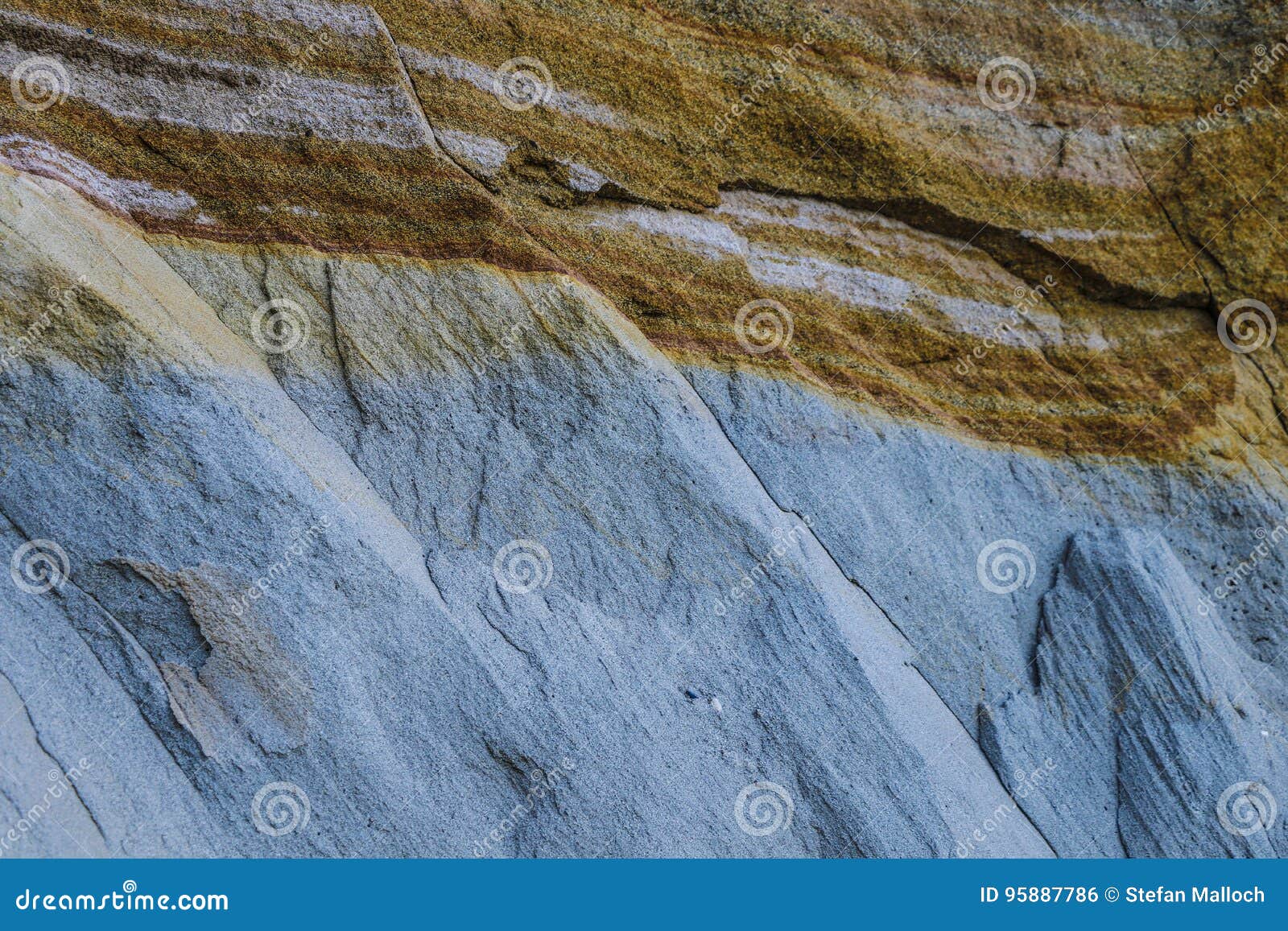 Layers of Clay and Sand on a Cliff Stock Photo - Image of canada, crust ...