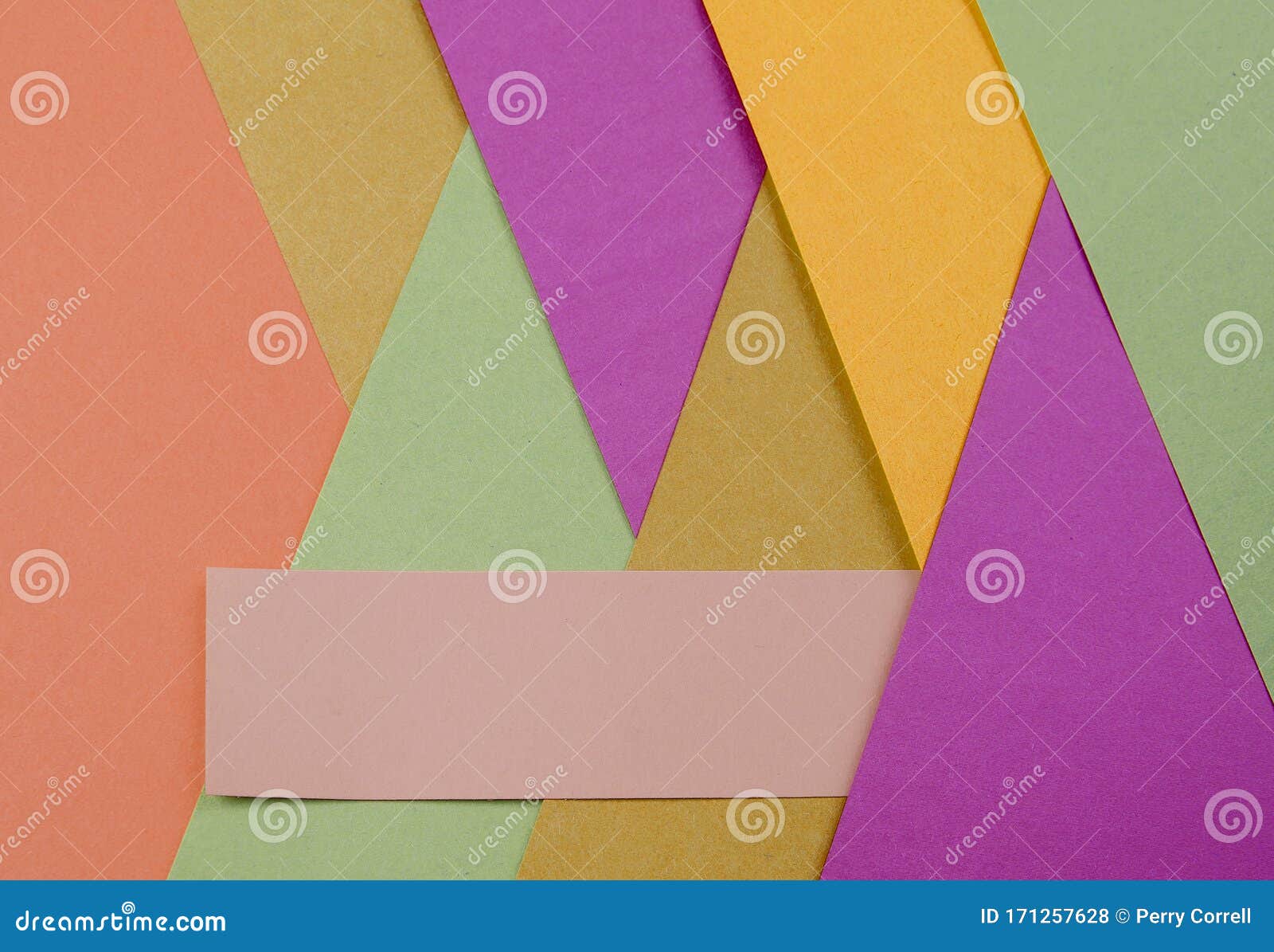 Layers of Colored, Rough Textured Construction Paper Creating a Graphic ...