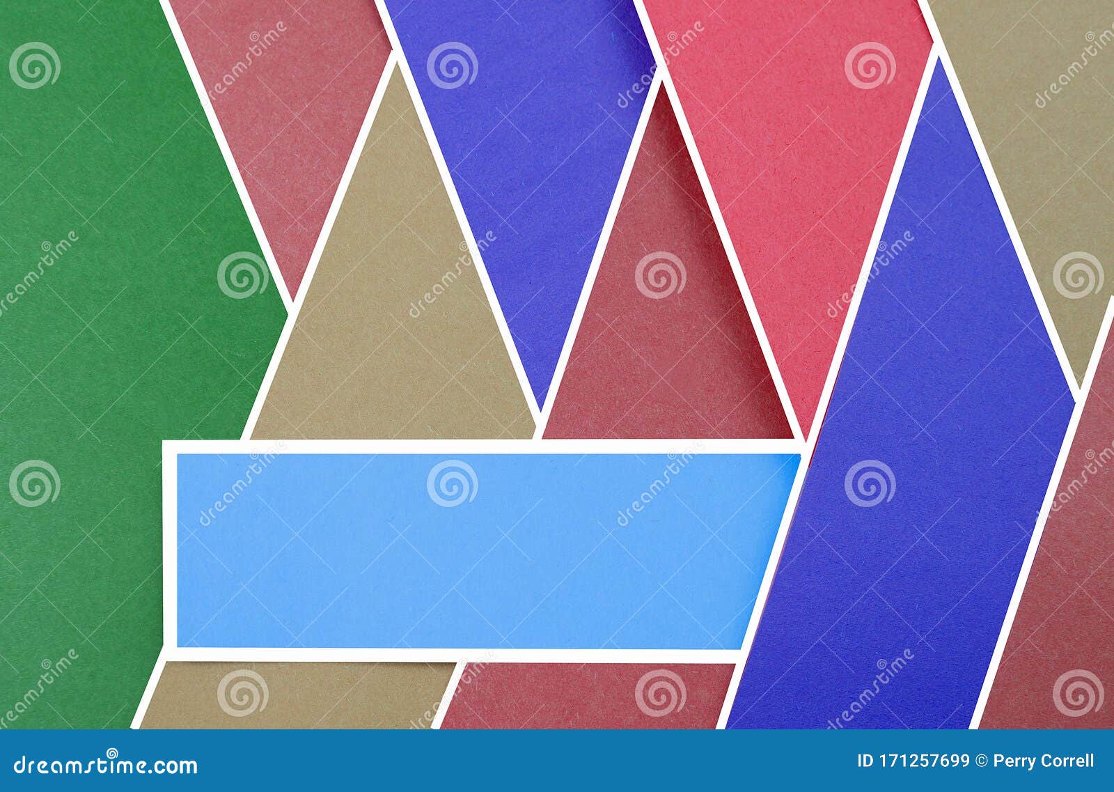 Layers of Colored, Rough Textured Construction Paper Creating a Graphic ...