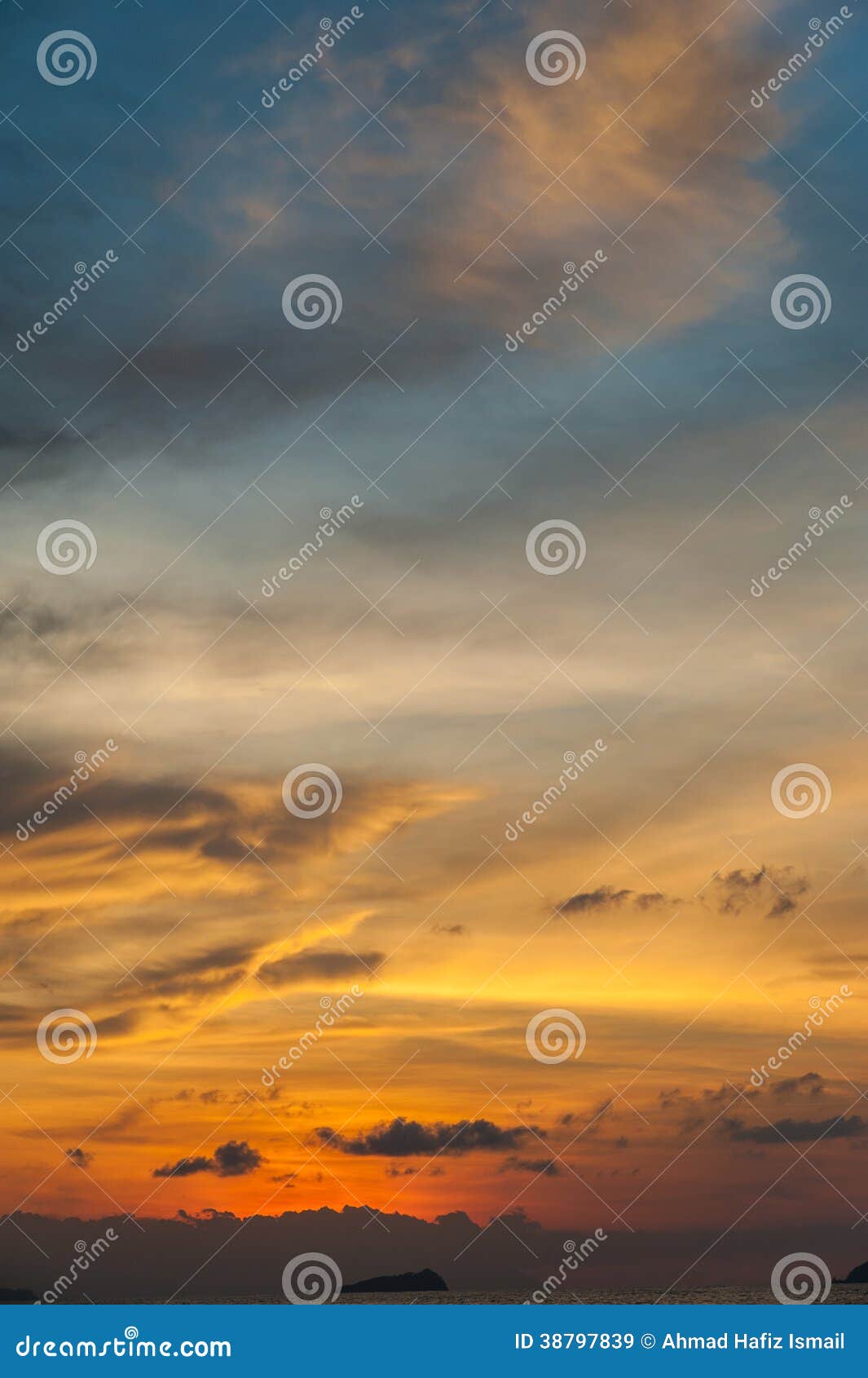 Layers of Colors during Sunset Stock Image - Image of pattern, yellow ...