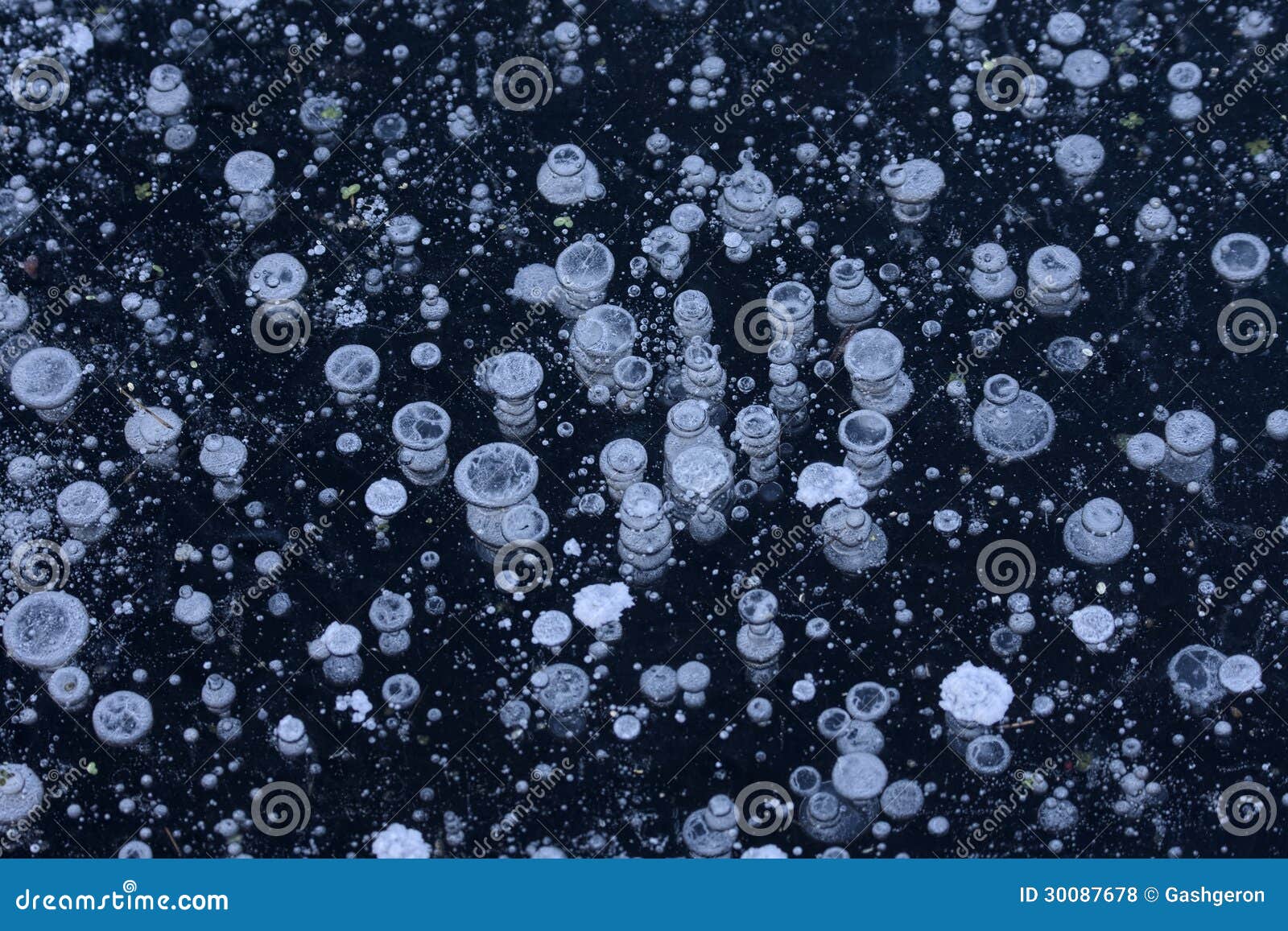 Layers of Ice Sheets with Bubbles Stock Photo - Image of freshness ...