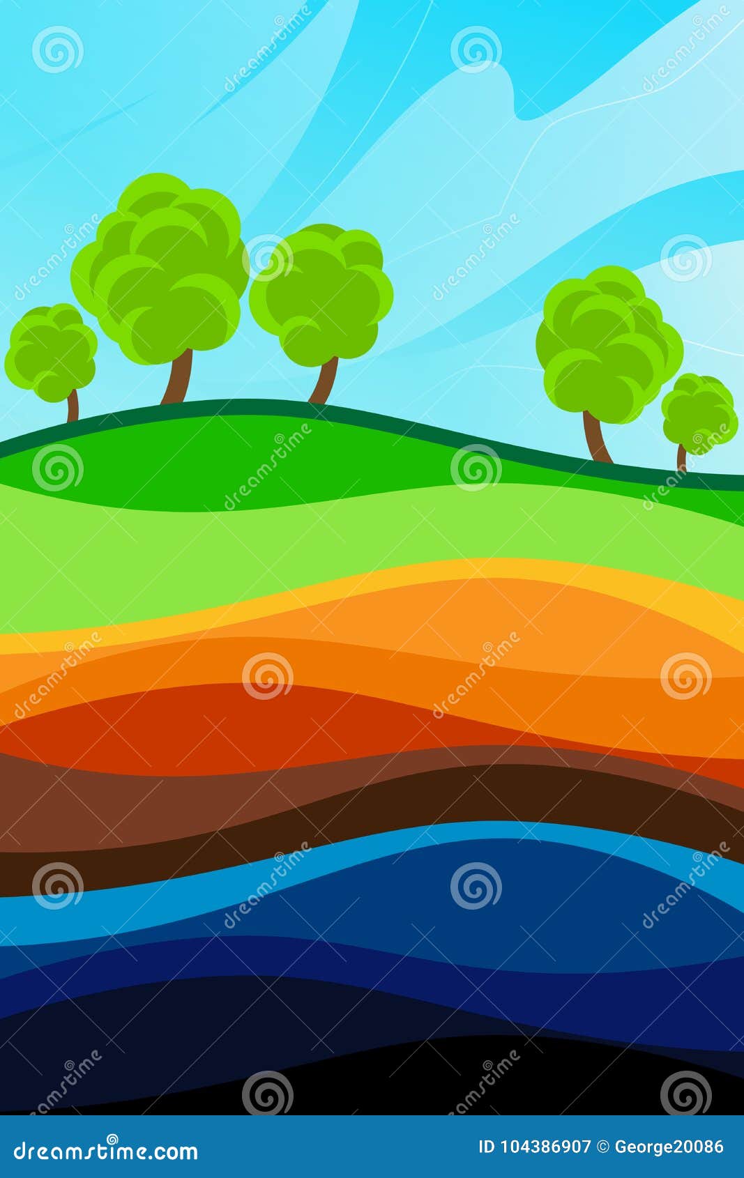The Structure of the Earth. Stock Vector - Illustration of equipment ...