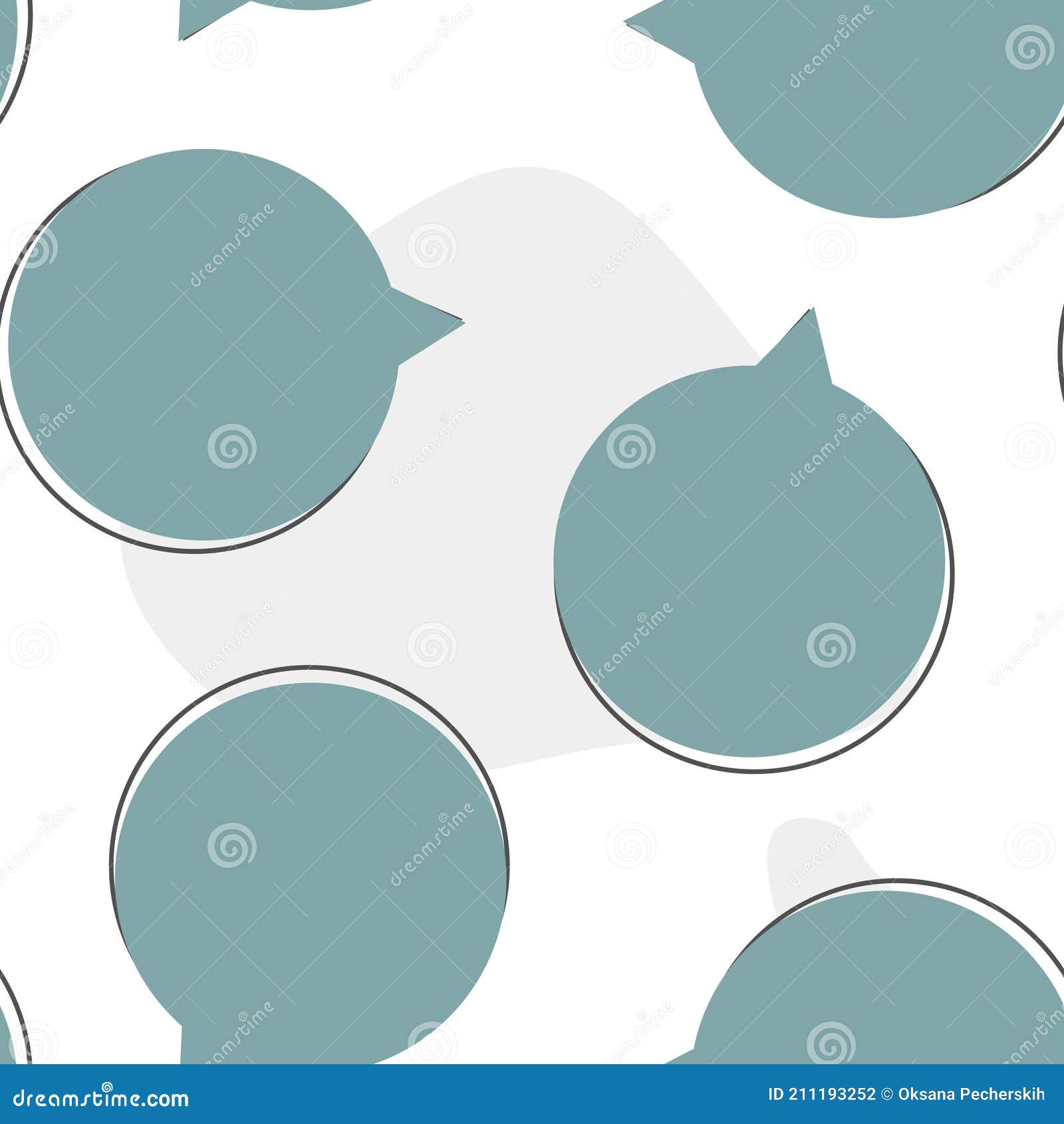 Vector Icon Cloud Conversation. Cloud of Speech Cartoon Style on ...