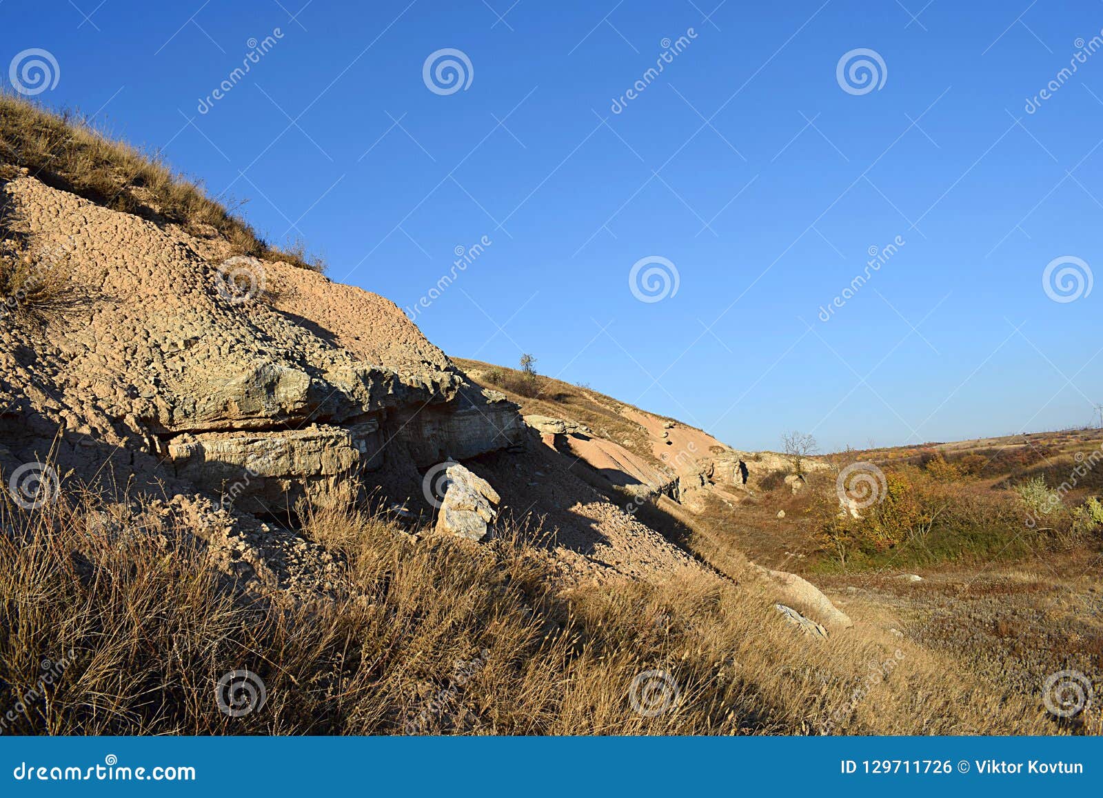 Layers of Gypsum on the Slope. Stock Photo - Image of abstract ...