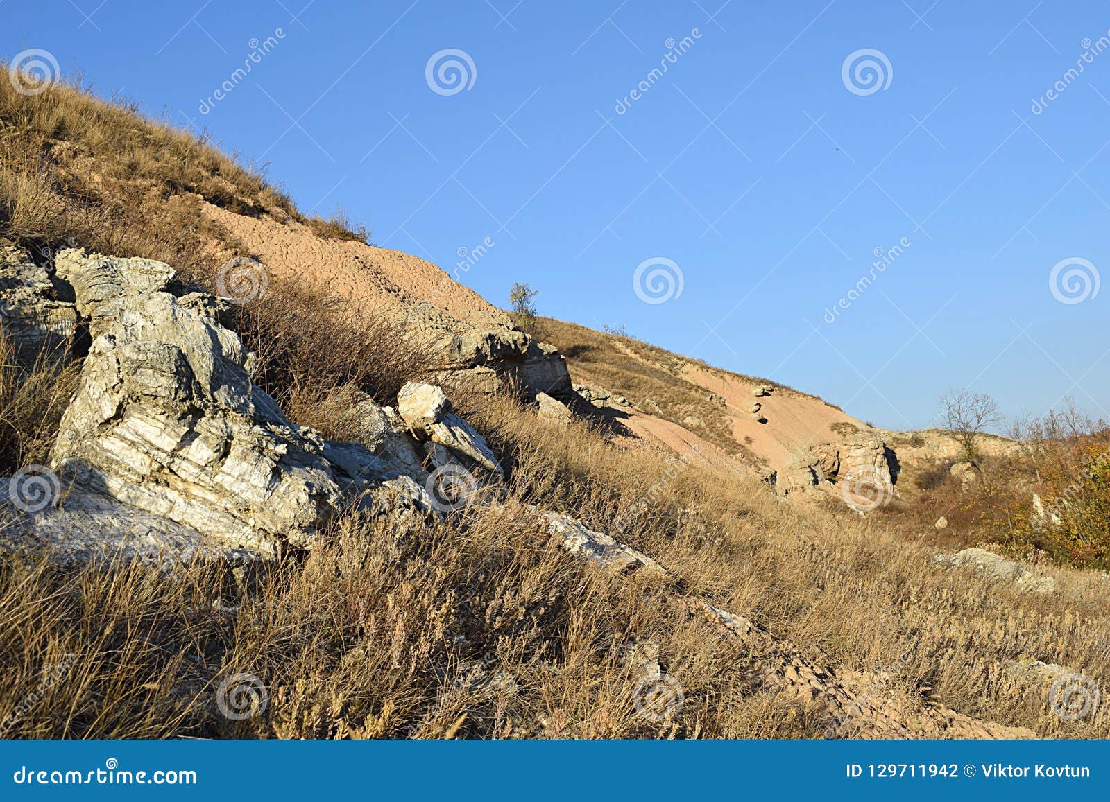 Layers of Gypsum on the Slope. Stock Photo - Image of crust, gray ...