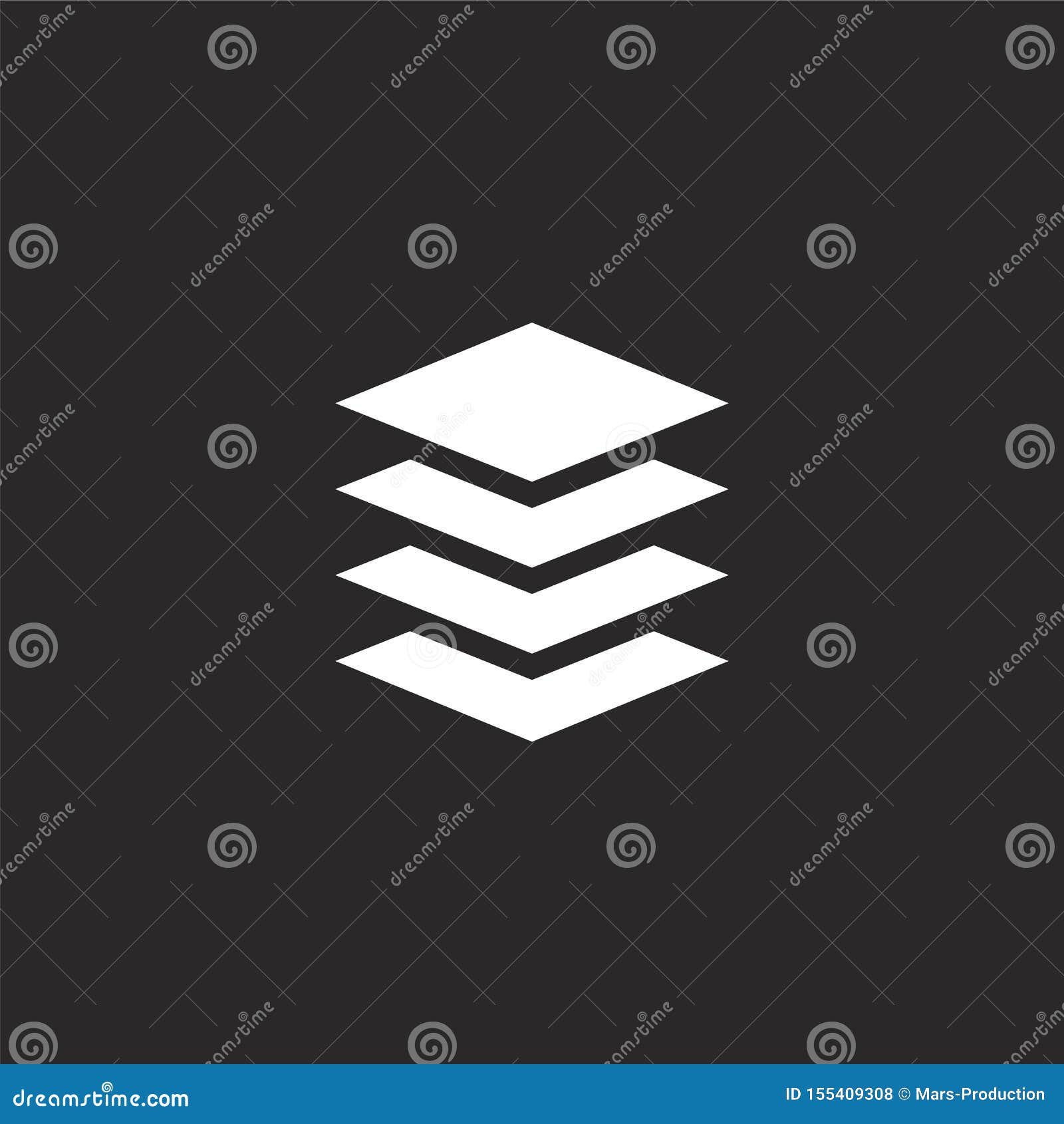 Layers Icon. Filled Layers Icon for Website Design and Mobile, App ...
