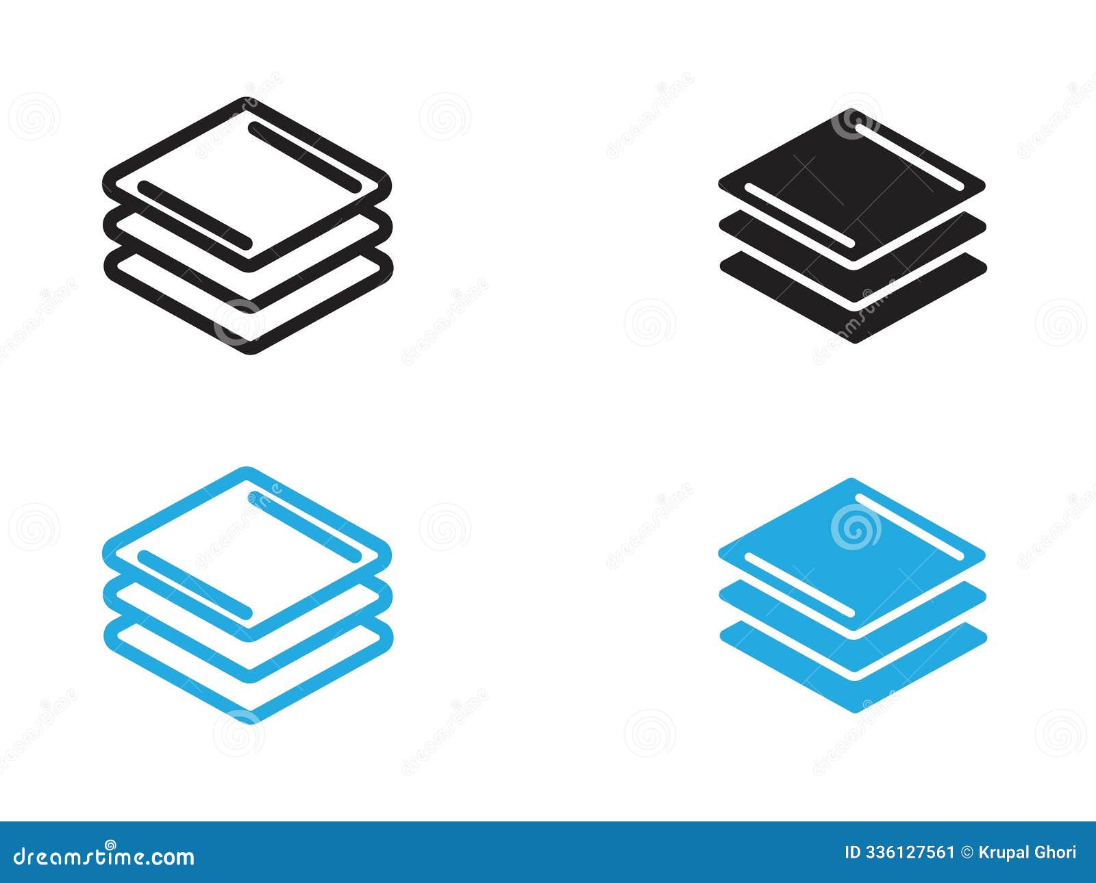 Layers Icon Isolated On White Background From Collection. Layers Icon ...