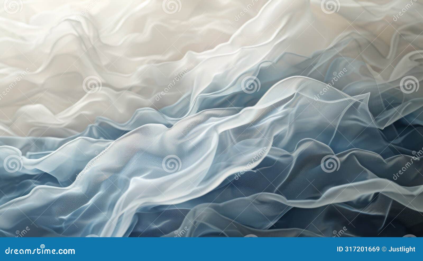 Layers upon Layers of Gossamer Fabrics Intertwine and Overlap Creating ...