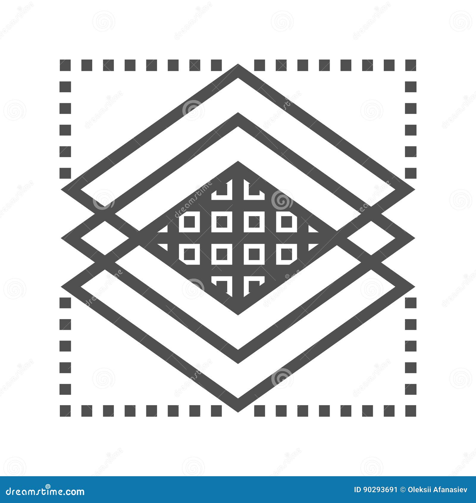 Layers line icon stock vector. Illustration of design - 90293691