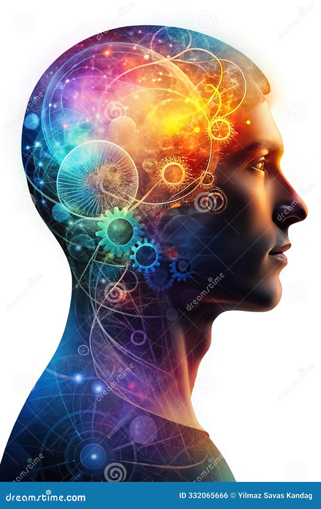 Layers of the Mind. a Visual Exploration. Captures a Multi-layered ...