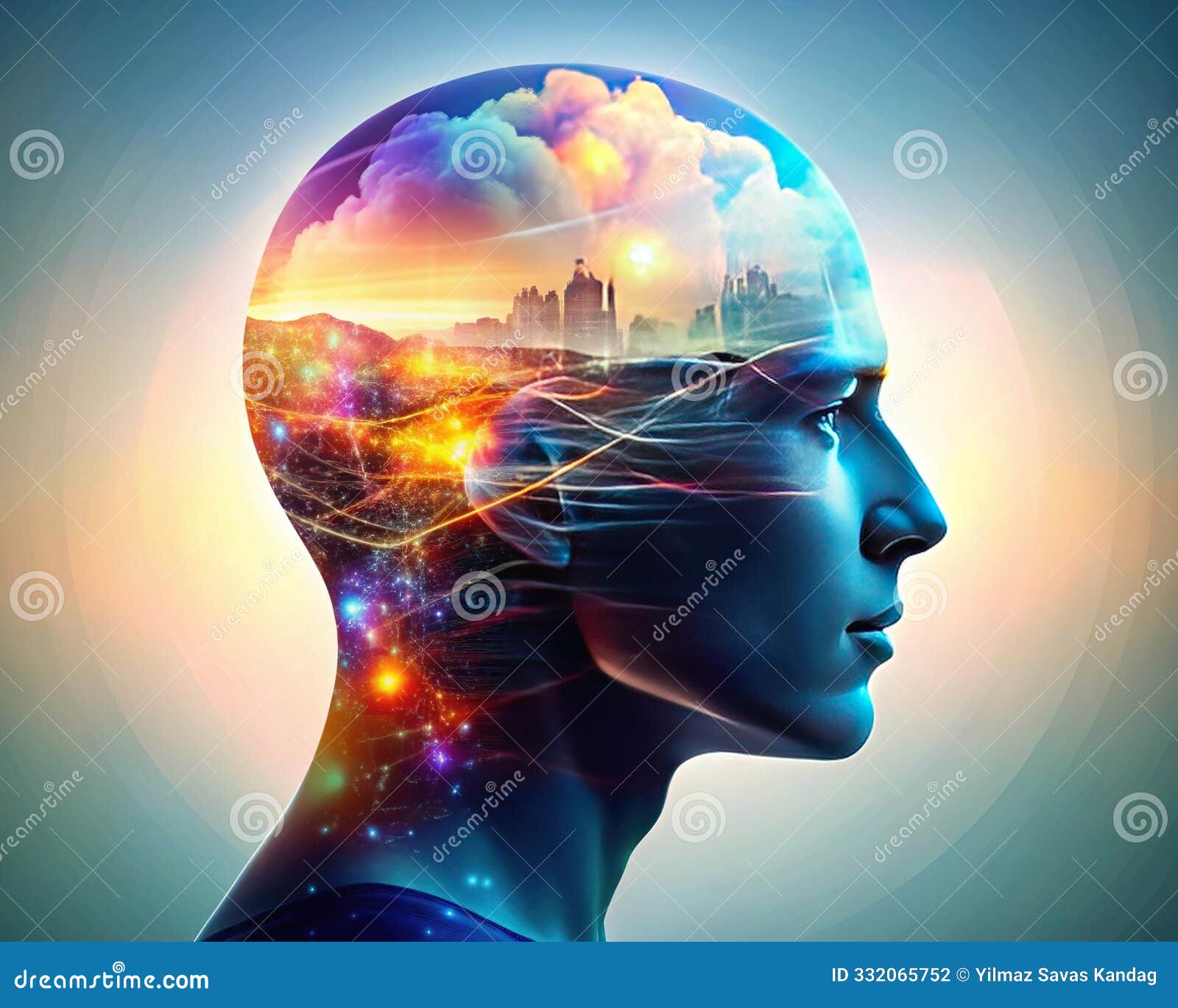 Layers of the Mind. a Visual Exploration. Captures a Multi-layered ...