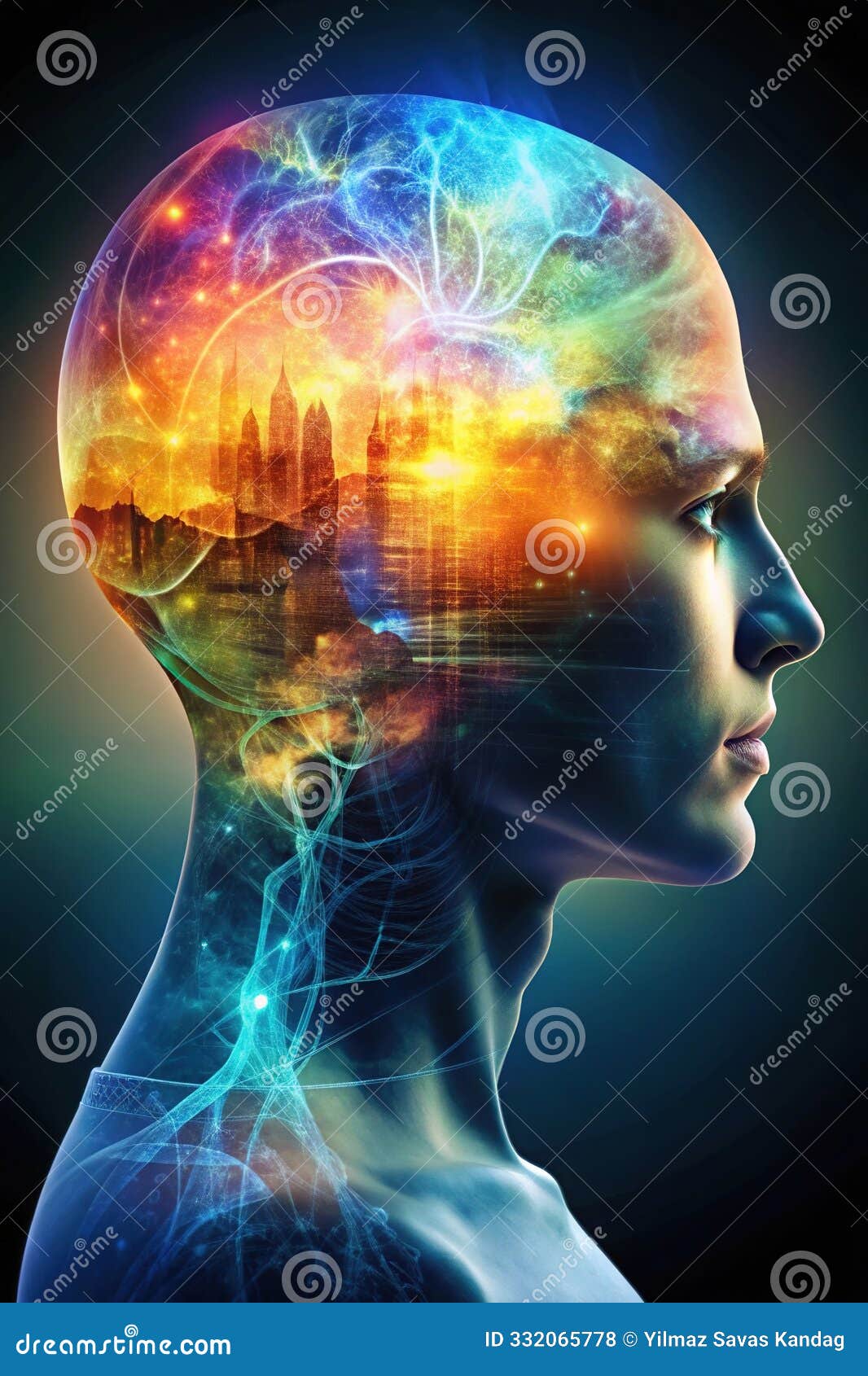 Layers of the Mind. a Visual Exploration. Captures a Multi-layered ...