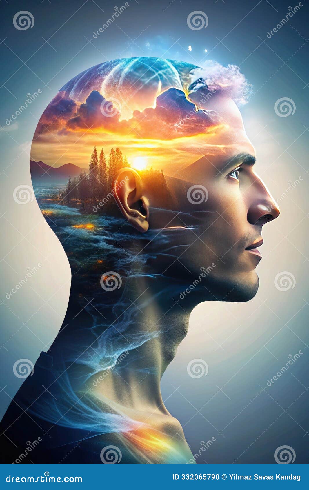 Layers of the Mind. a Visual Exploration. Captures a Multi-layered ...