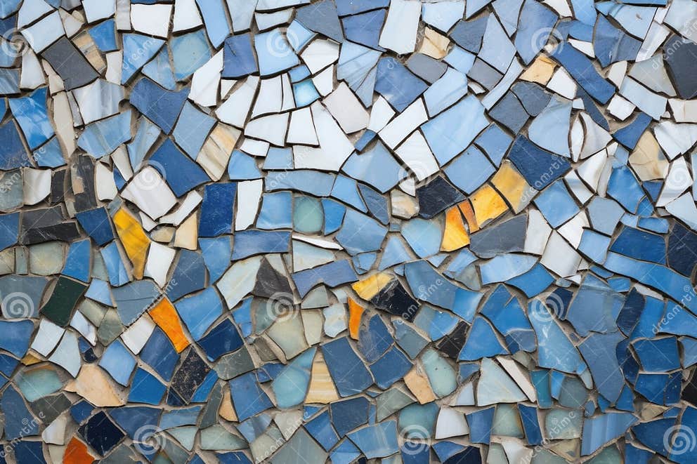Layers of Mosaic Tile Sheets Stock Image - Image of generative, tile ...