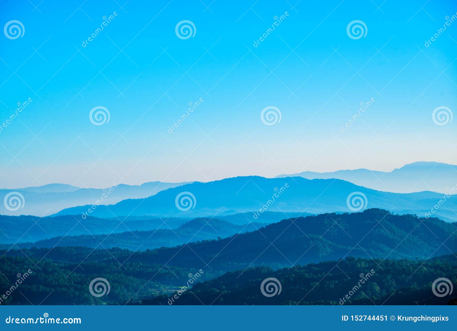 Layers of mountain range stock image. Image of meadow - 152744451