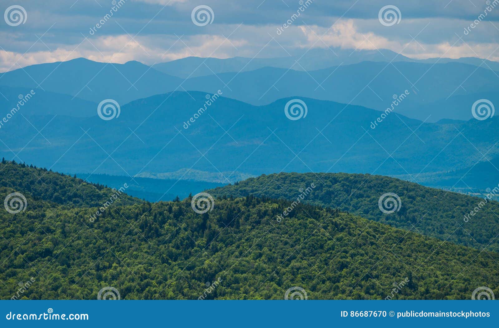 Layers Of Mountains. Picture Image: 86687670