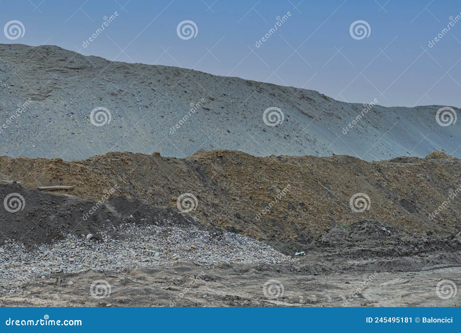 Layers of Sand stock image. Image of ground, impact - 245495181