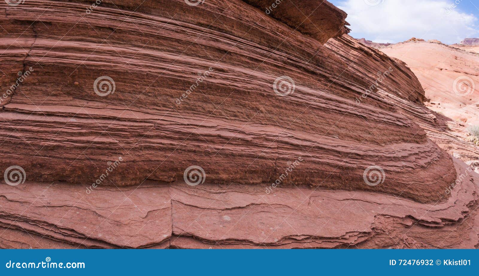 Layers of Sedimentary Rock stock photo. Image of arizona - 72476932