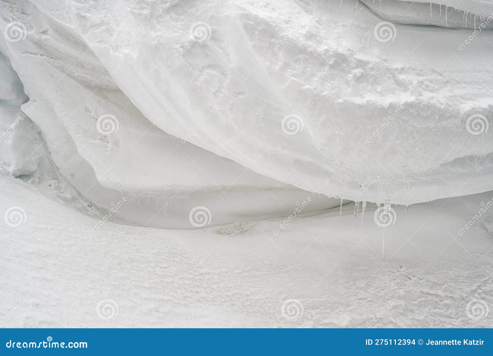 Layers of Snow waves stock photo. Image of blizzard - 275112394