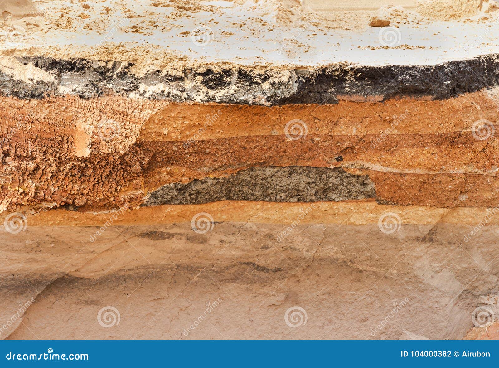 Soil Beneath The Surface Layer. Stock Image | CartoonDealer.com #77861839
