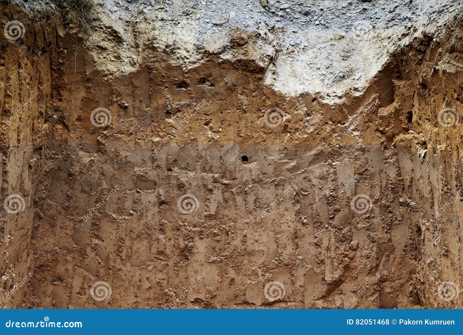 Layers of soil and rock. stock photo. Image of abstract - 82051468