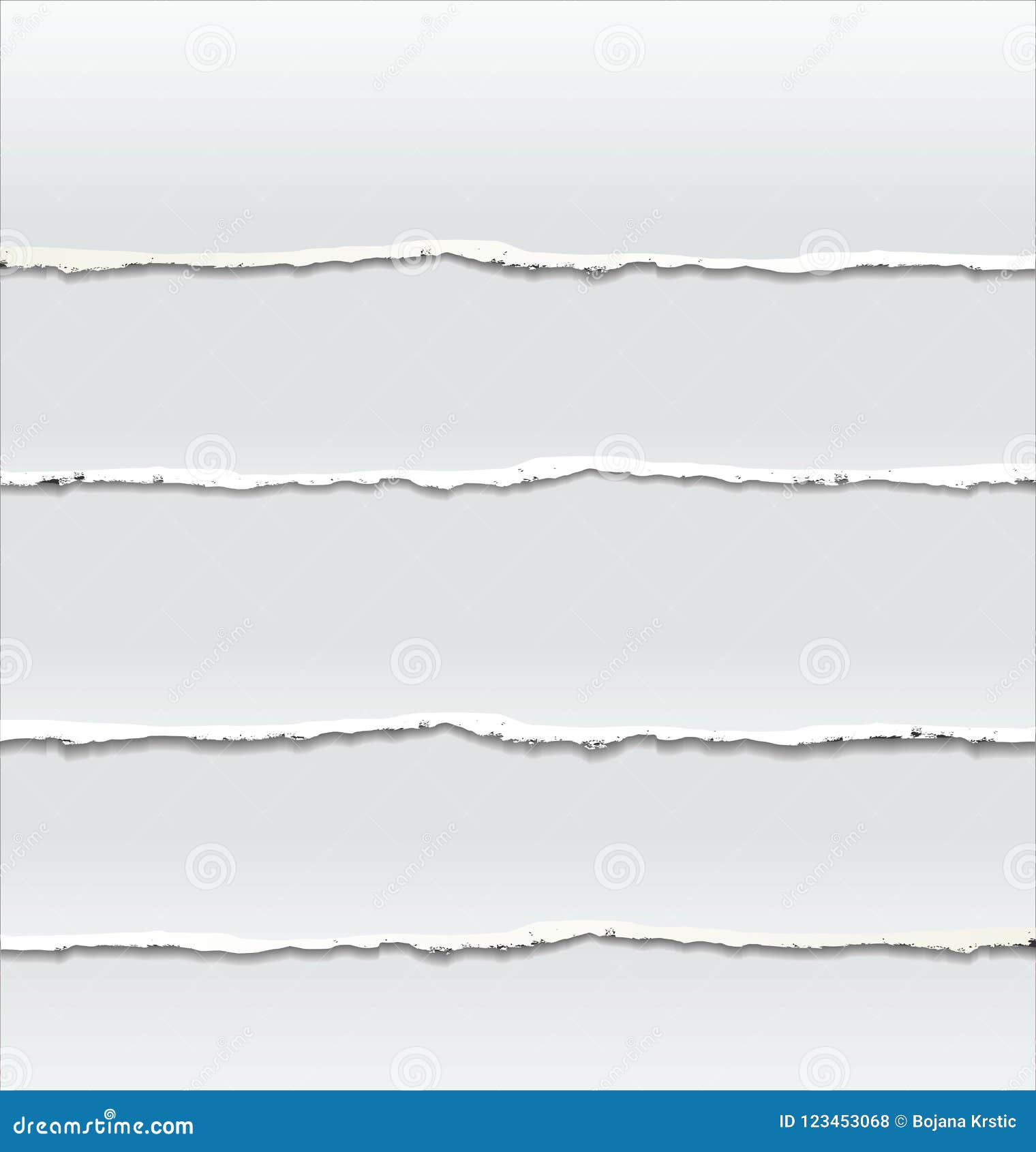 Layers of Torn Paper Placed One Over Another Stock Illustration ...