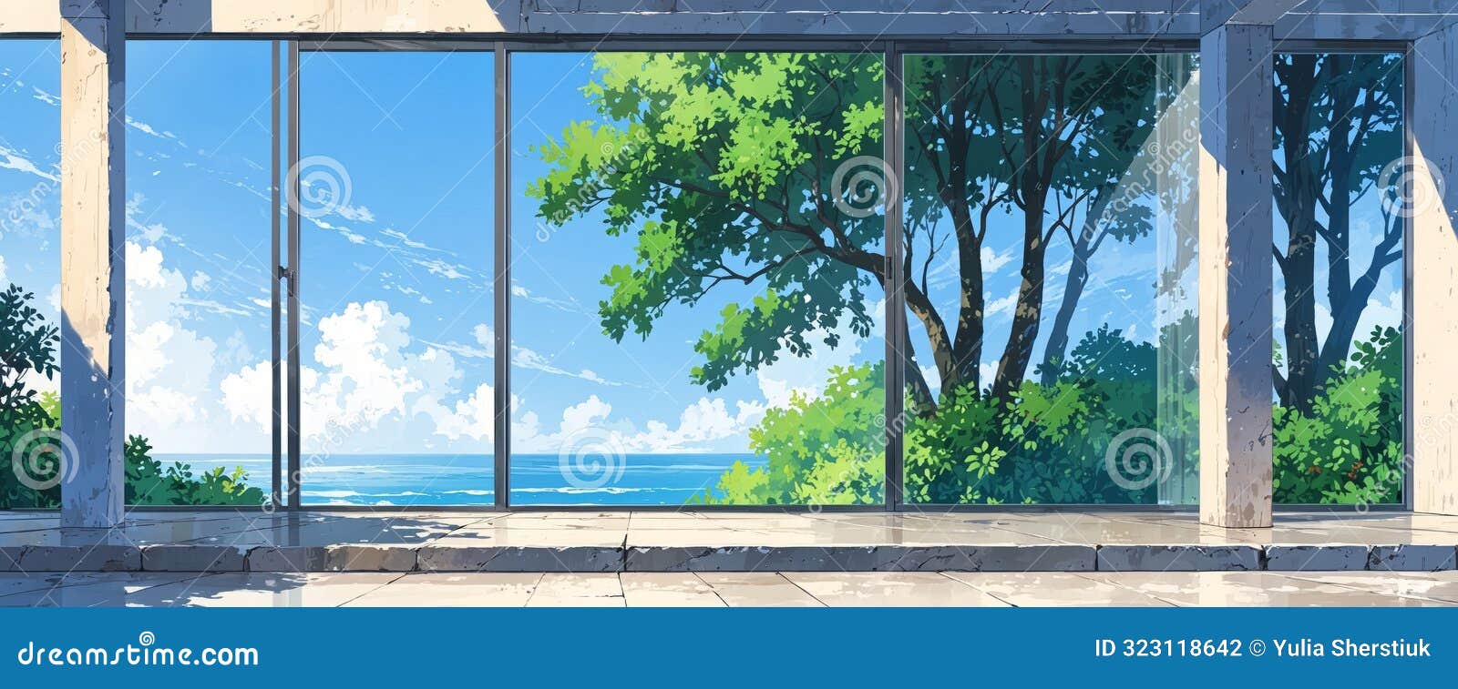 Layers of Translucent Textures Creating Depth and Dimension within the ...