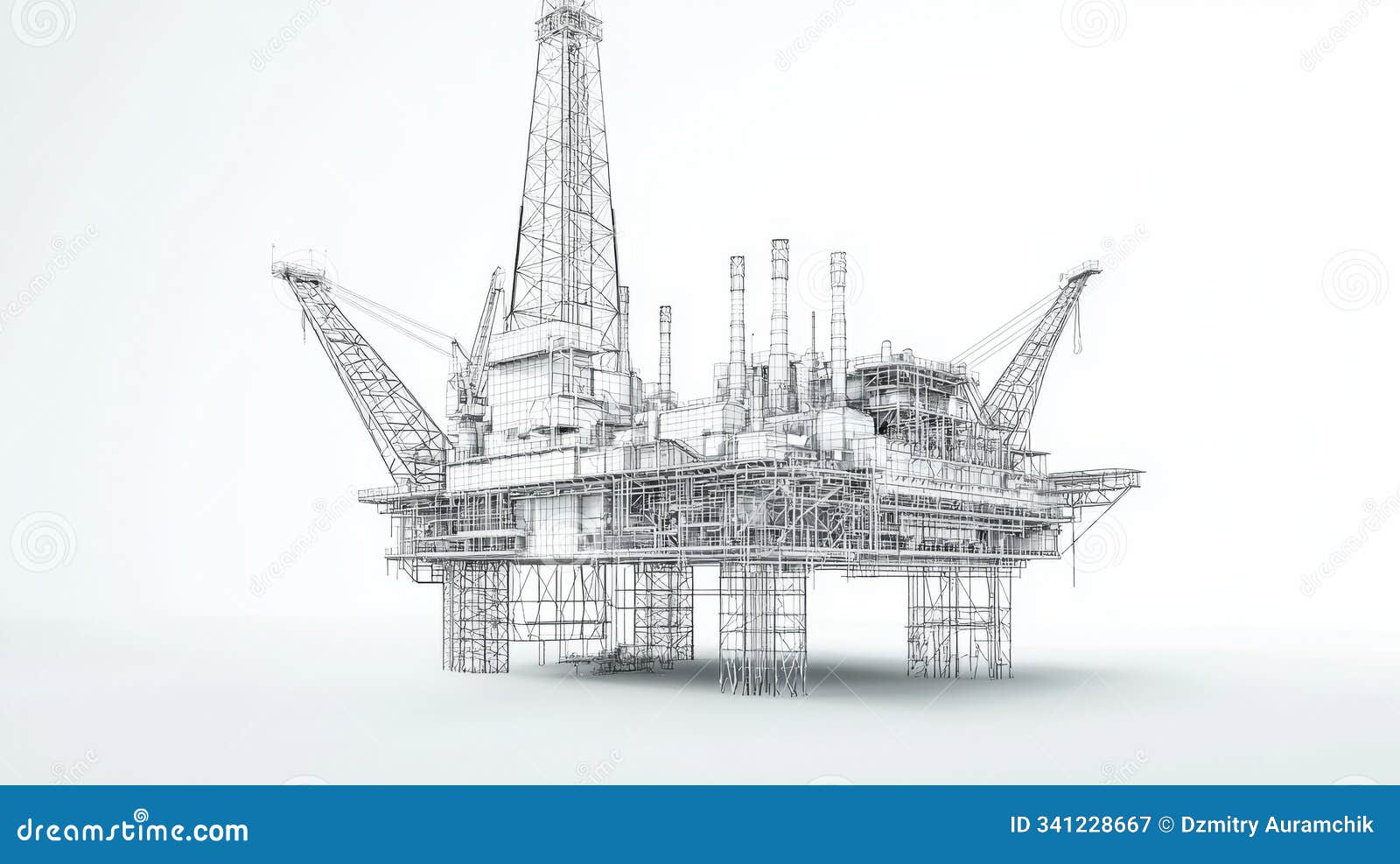 With Layers of Visible and Invisible Lines Separated, a Wire-frame ...