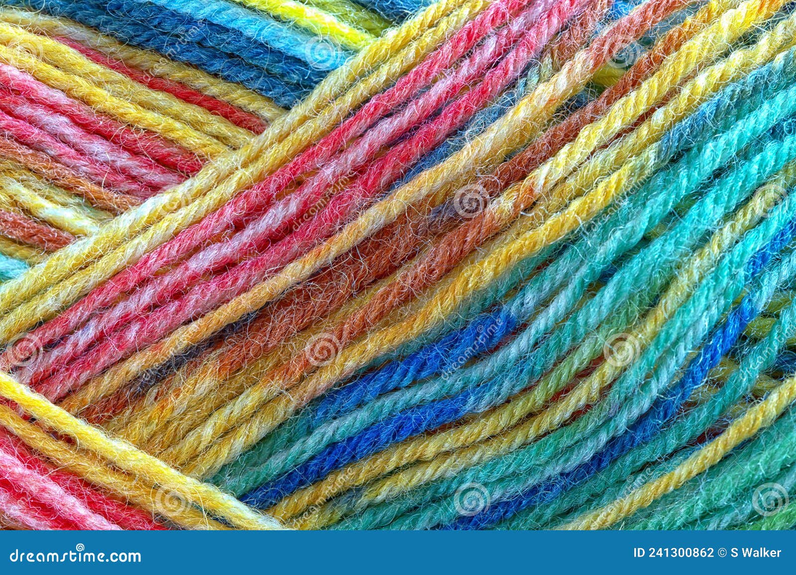 Layers of Wool Strands. Ball of Wool. Background. Stock Photo - Image ...