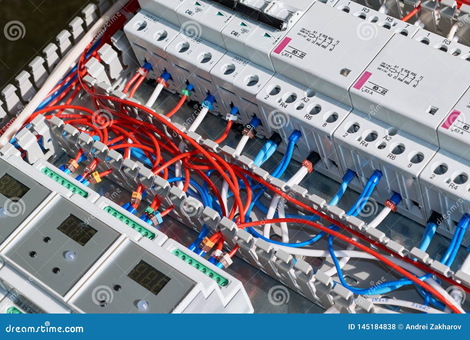 Laying of Electrical Wires in the Perforated Cable Channel and ...