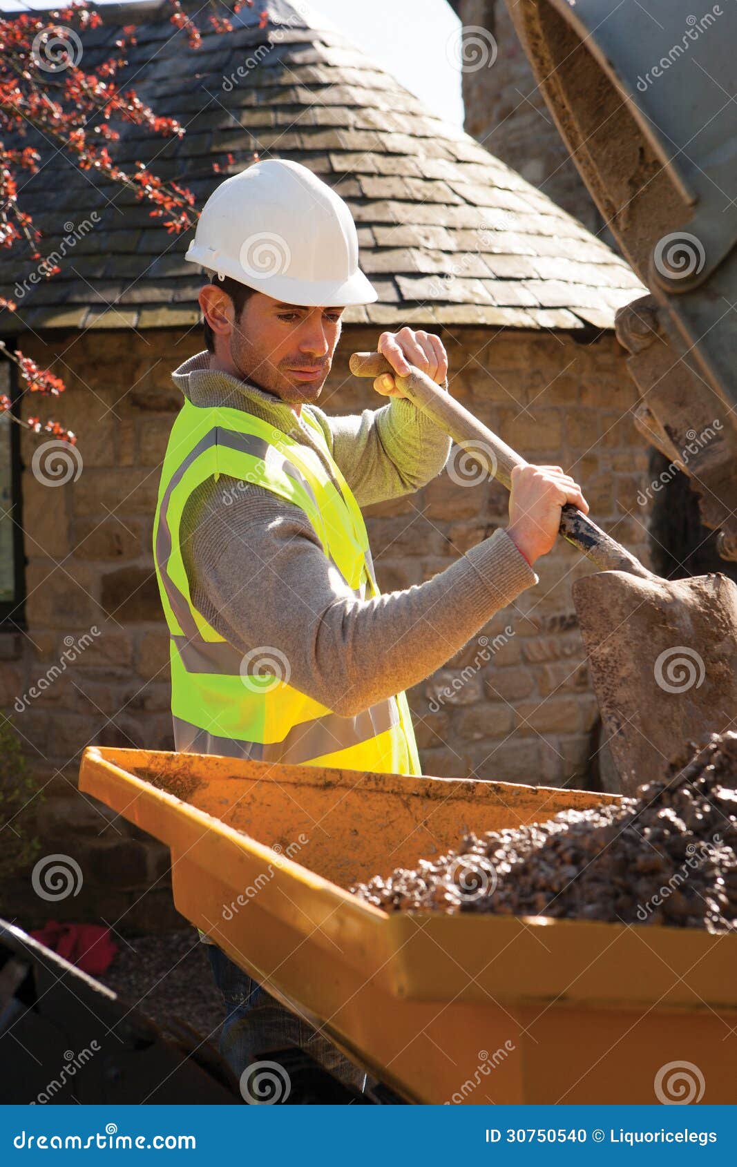 Laying Foundations stock photo. Image of construction - 30750540