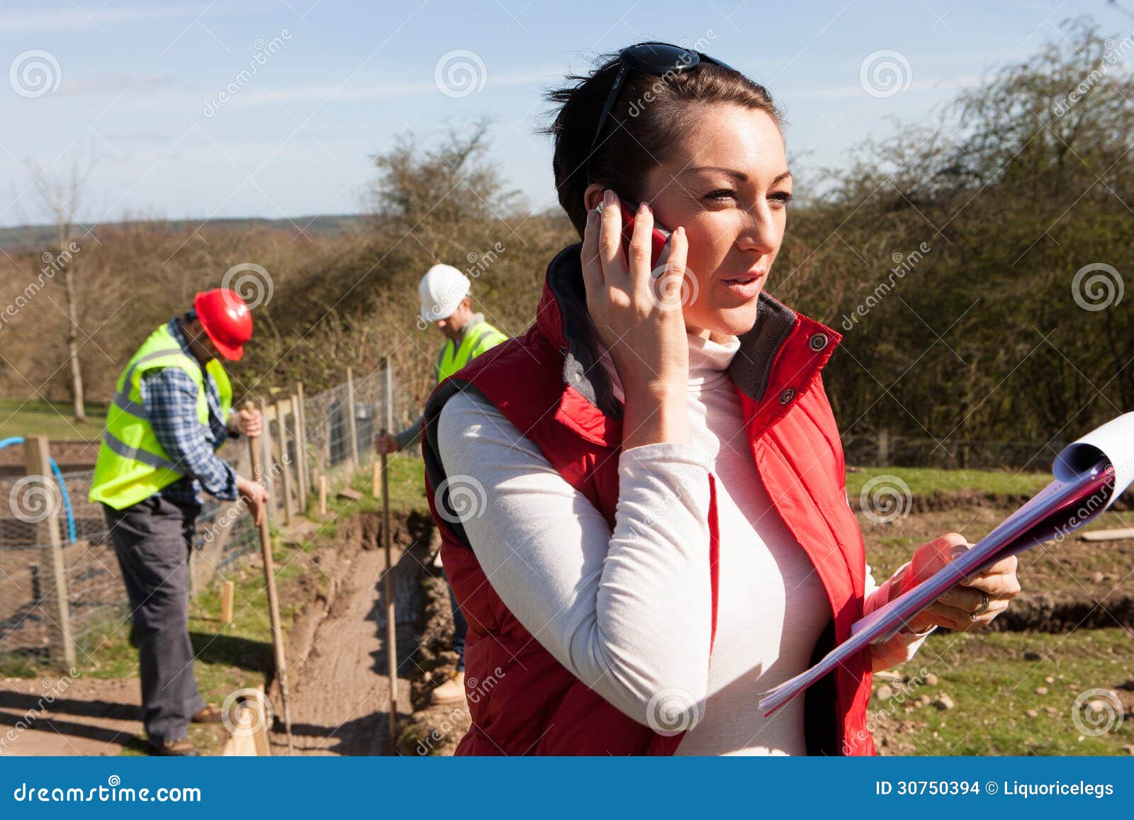 Laying Foundations stock photo. Image of clip, project - 30750394