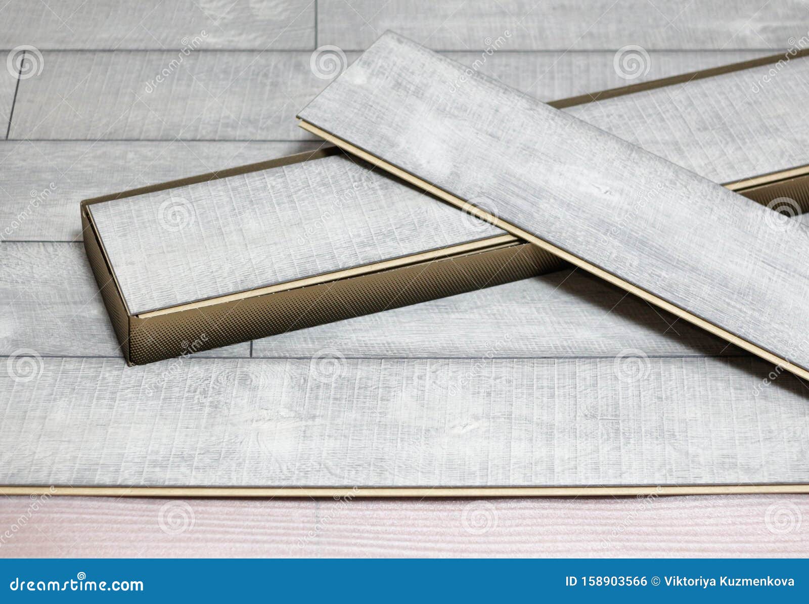 Laying Laminate. Substrate Under the Laminate, a Pack of Lamellas ...