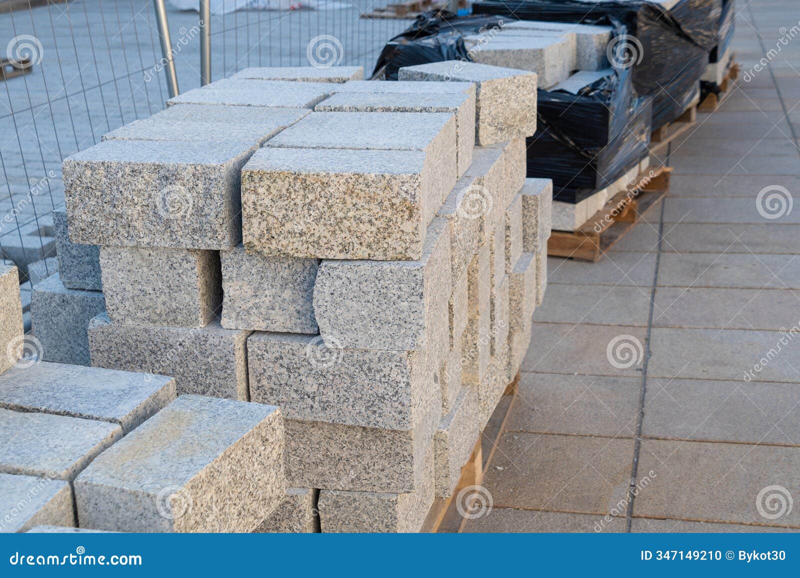 Sidewalk Construction Blockade Stock Photo | CartoonDealer.com #53725548