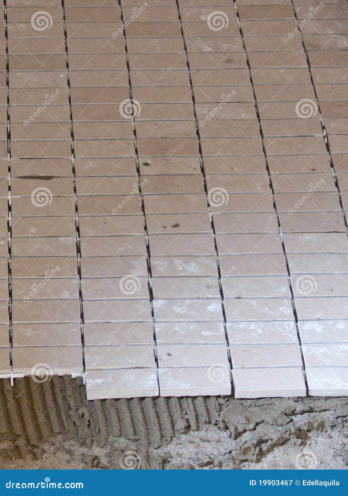 Laying tiles stock image. Image of project, bathroom - 19903467