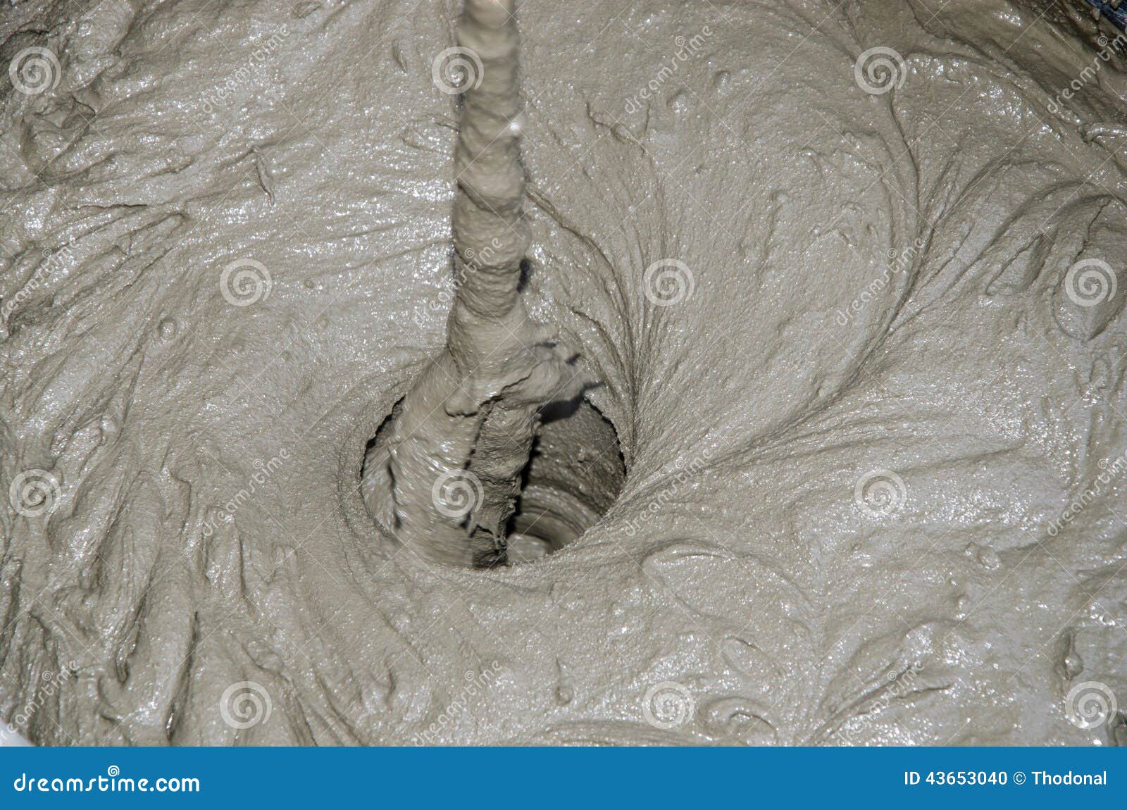 Laying Tiles, Mixing of Tile Adhesive Stock Photo - Image of renovation ...