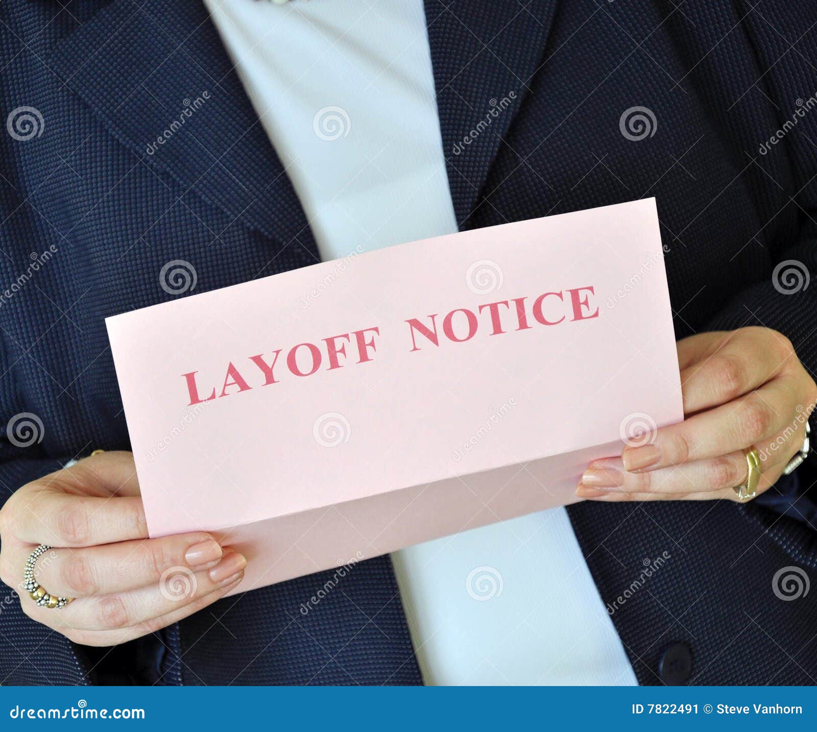 Layoff Notice stock image. Image of recession, budget - 7822491