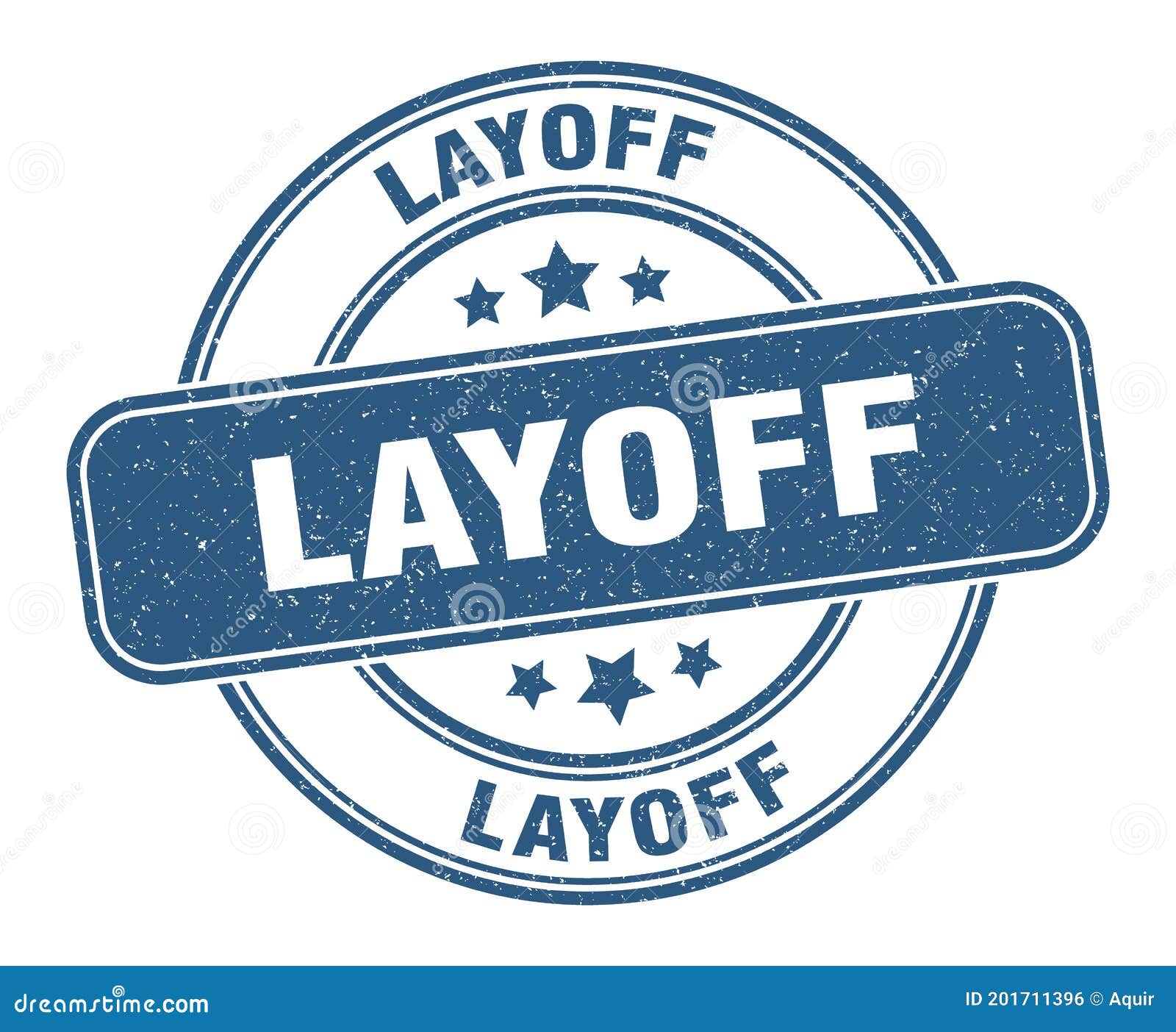 Layoff Stamp. Layoff Label. Round Grunge Sign Stock Vector ...