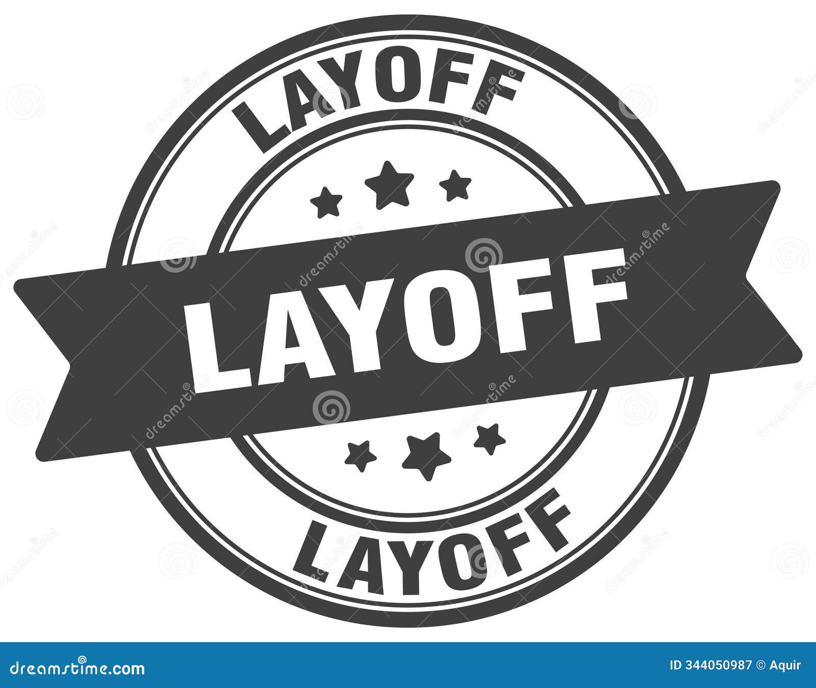 Layoff Stamp. Layoff Label on Transparent Background. Round Sign Stock ...