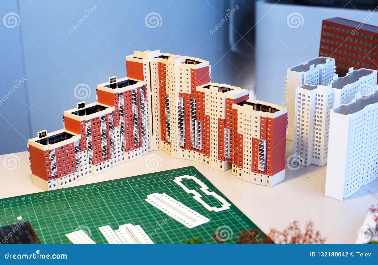 Layout of Apartment Buildings Stock Photo - Image of area, layout ...