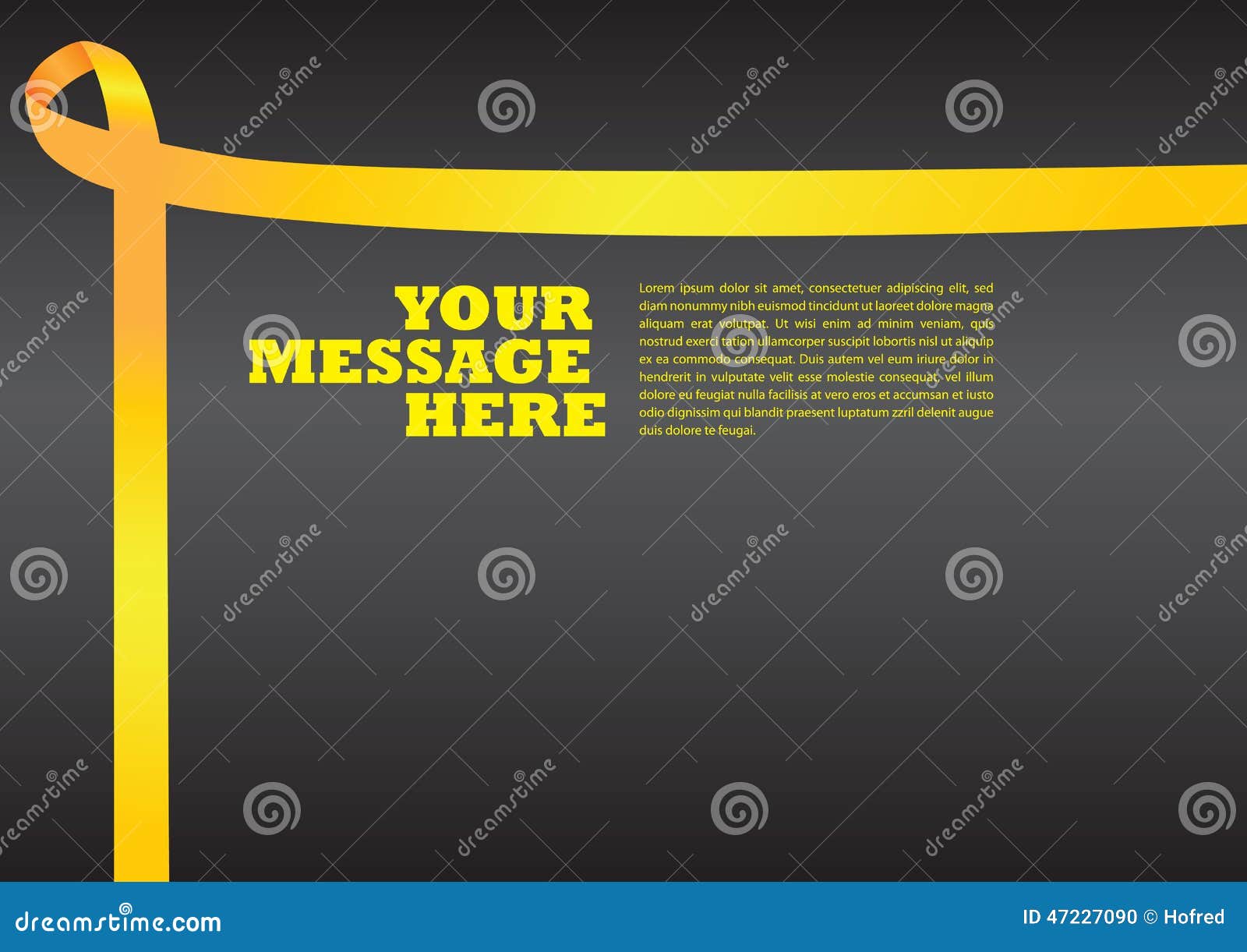 Layout Border Of Awareness Ribbons Vector Illustration | CartoonDealer ...