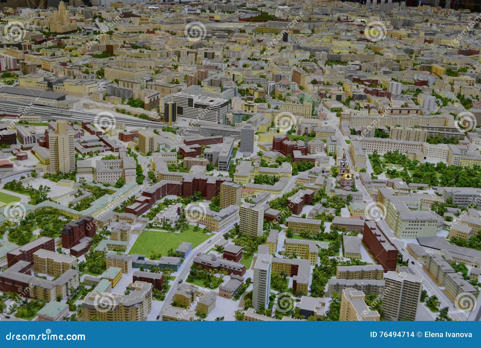 The Layout of the City of Moscow Editorial Stock Image - Image of city ...