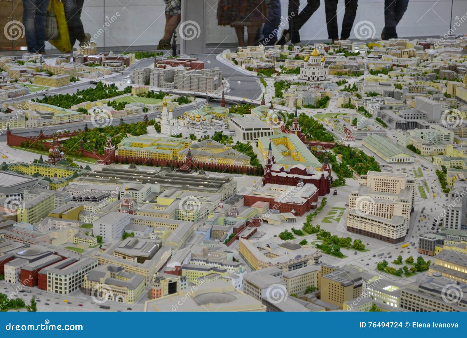 The Layout of the City of Moscow Editorial Stock Image - Image of ...